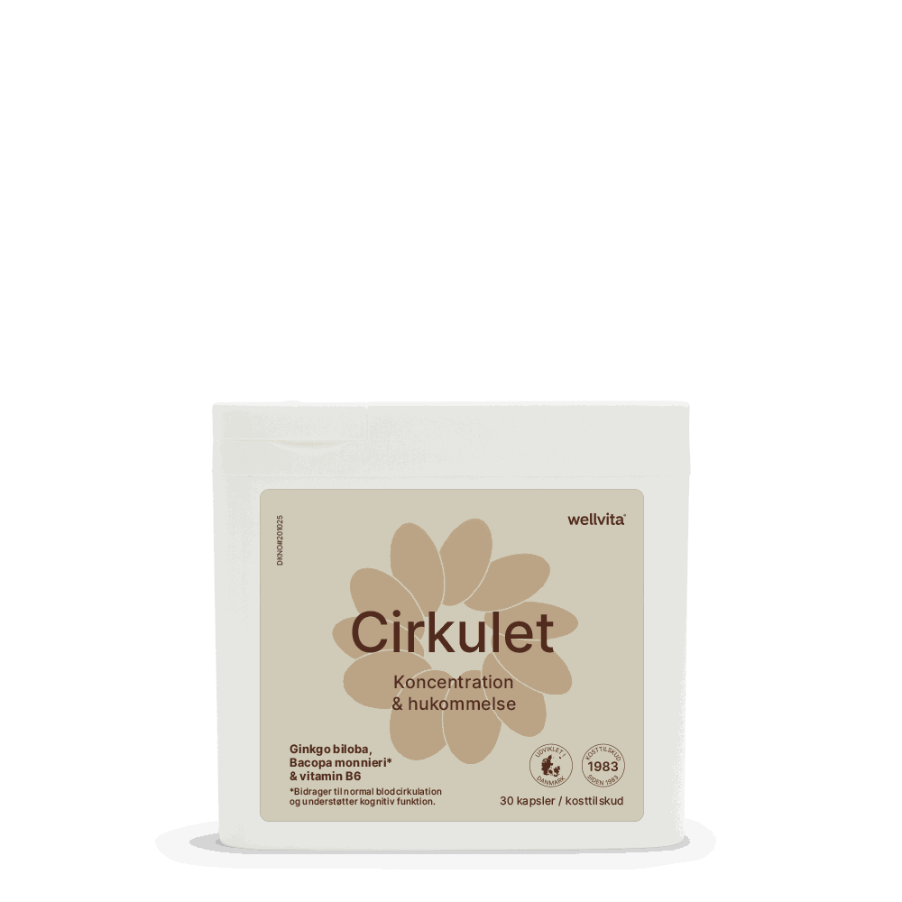 Cirkulet - Til blodcirkulation og hukommelse | Wellvita